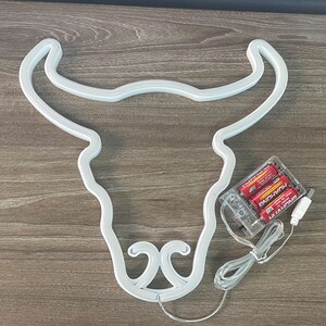 Bull Head Neon Sign Unique Bull Design Vibrant Custom LED - Etsy