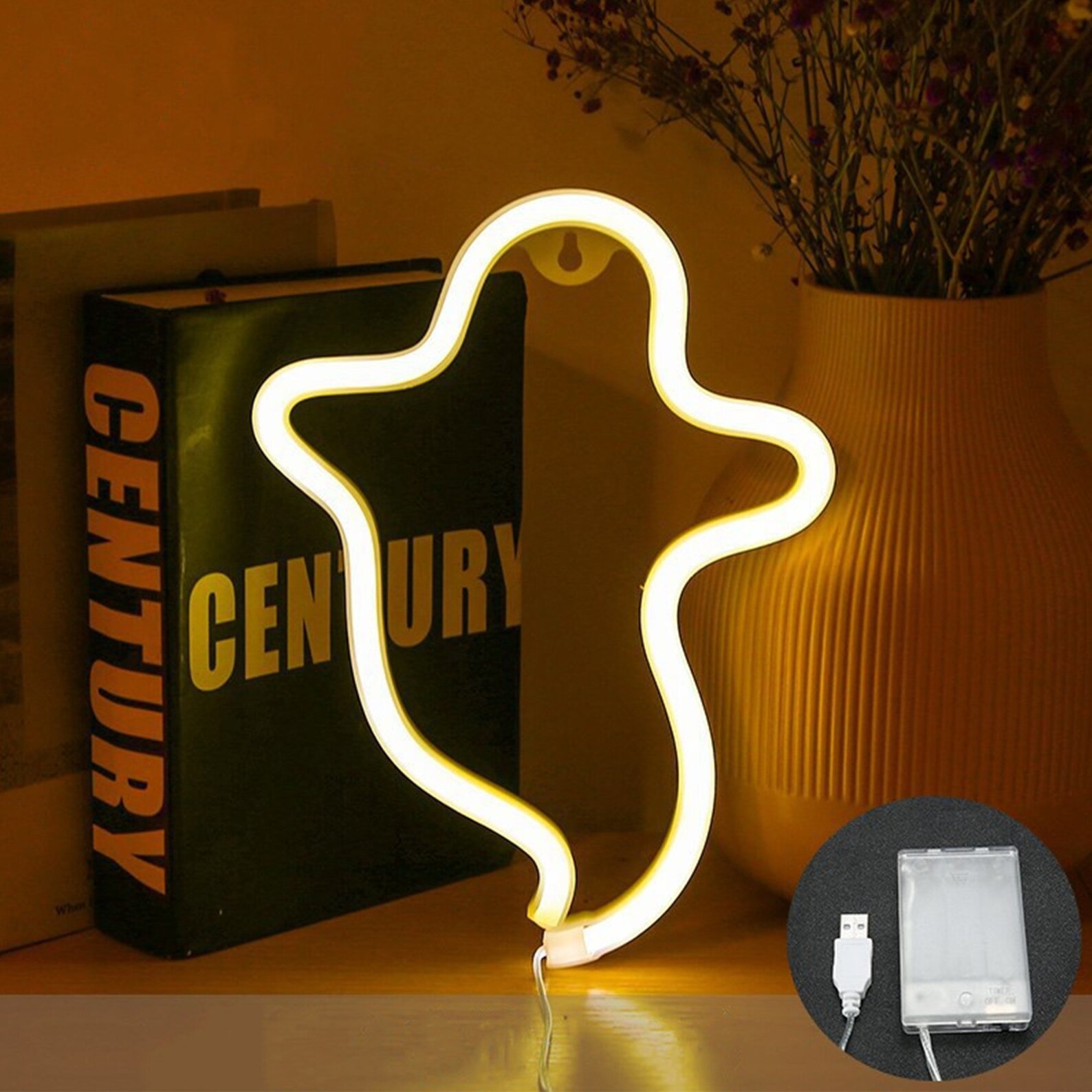 Ghost Neon Halloween Funny Neon Sign Ghost Neon Light Ghost - Etsy