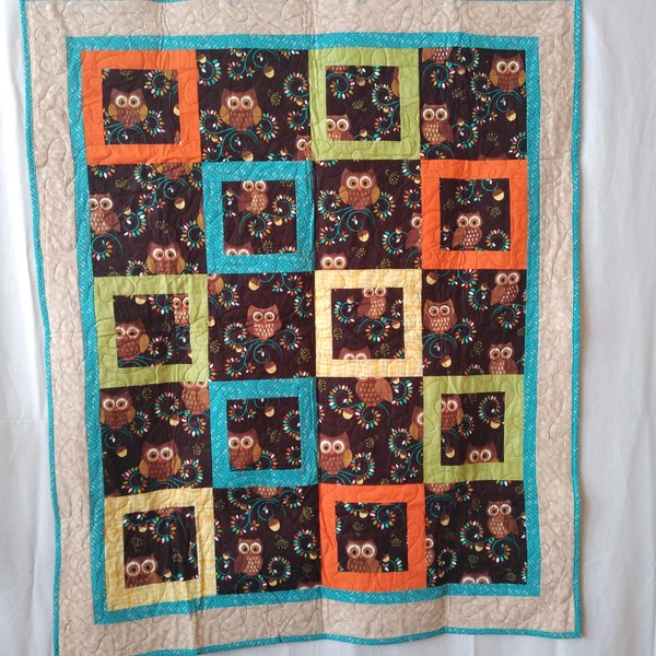 Owl Baby Quilt - Etsy