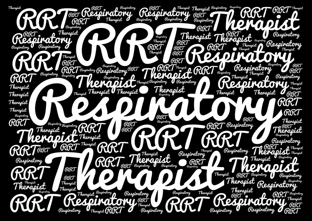 Respiratory Therapist (white Letters Black Background) SVG & JPEG ...