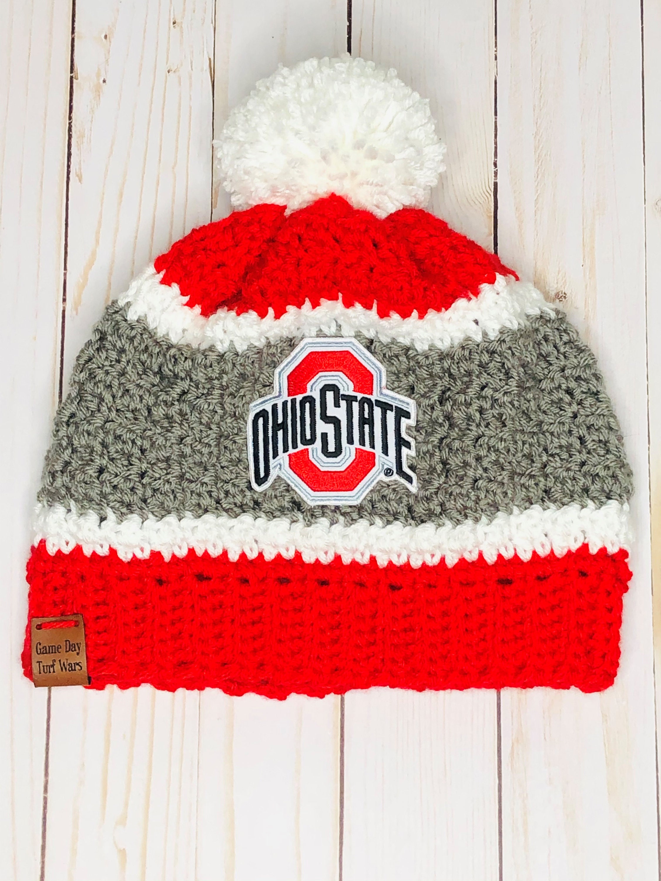 Ohio State Winter Hat OSU Svg Mens OSU Hat Mens Pom Hat - Etsy Canada