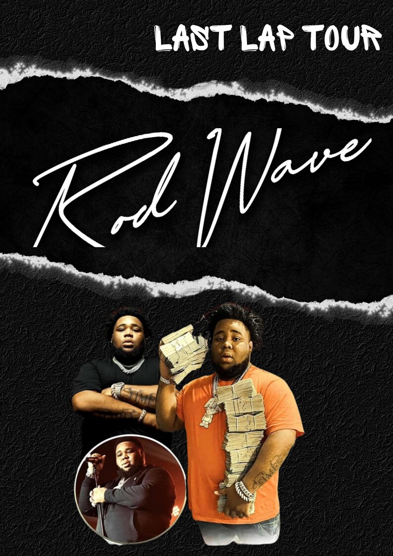 Rod Wave Bundle Png, Last Lap Tour Png, Rod Wave Concert, Where TF is ...