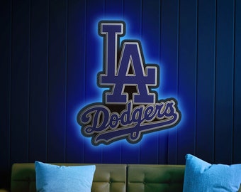 DODGERS LED Neon Light Sign 8x12 - Etsy