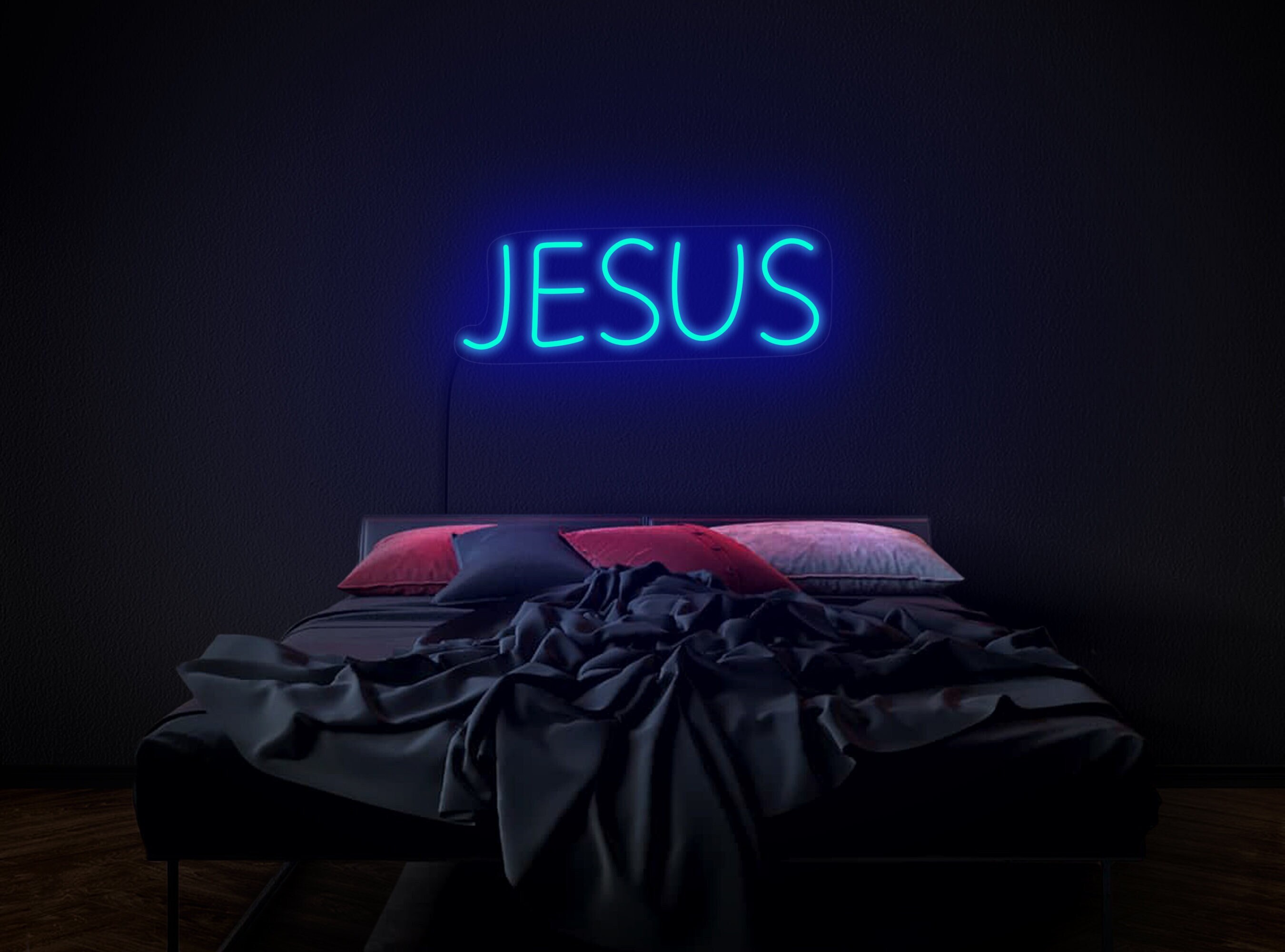 Jesus Neon Sign, Jesus Sign, Jesus Led Sign, Christian Neon Sign, Jesus ...