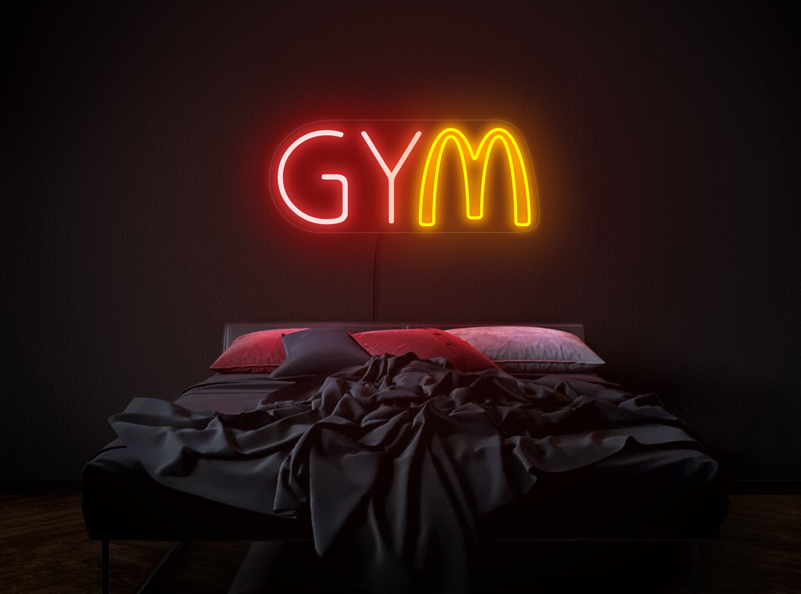 Gym Neon Sign Gym Led Sign Gym Neon Light Gym Light Sign Gym Wall Sign Home Gym Sign