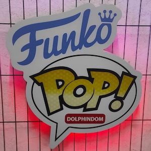 Funko Pop Logo Light, Funko Pop Led Sign, Funko Pop Neon Sign, Funko ...