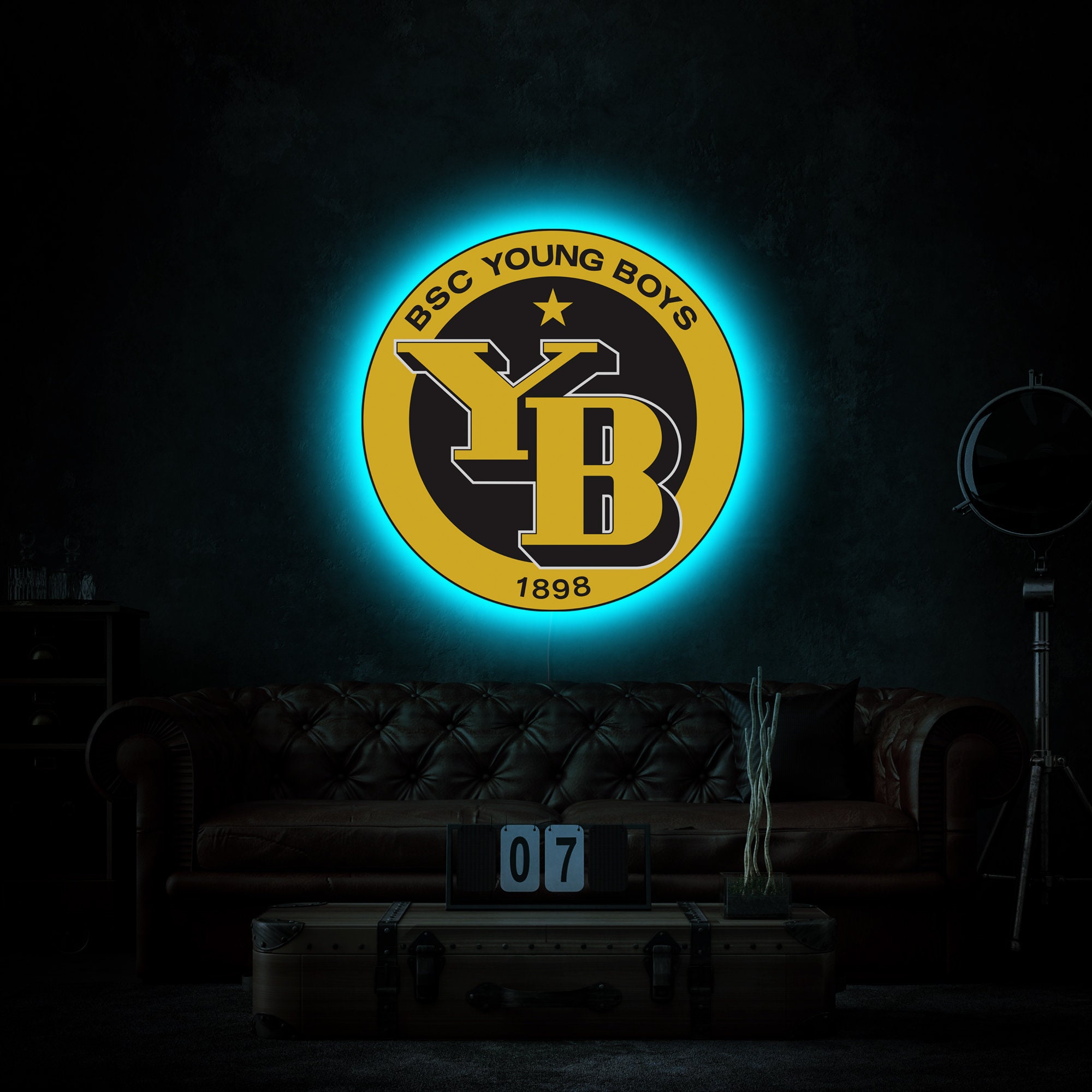 Young Boys Neon Sign BSC Young Boys Logo Young Boys Led - Etsy