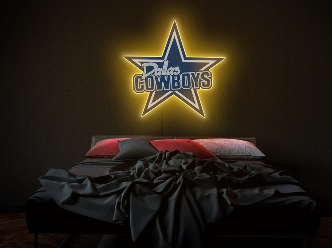 Dallas Cowboys Neon Sign, Dallas Cowboys Led Sign, Dallas Cowboys Sign ...