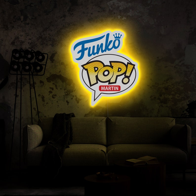 Funko Pop Logo Light, Funko Pop Led Sign, Funko Pop Neon Sign, Funko ...