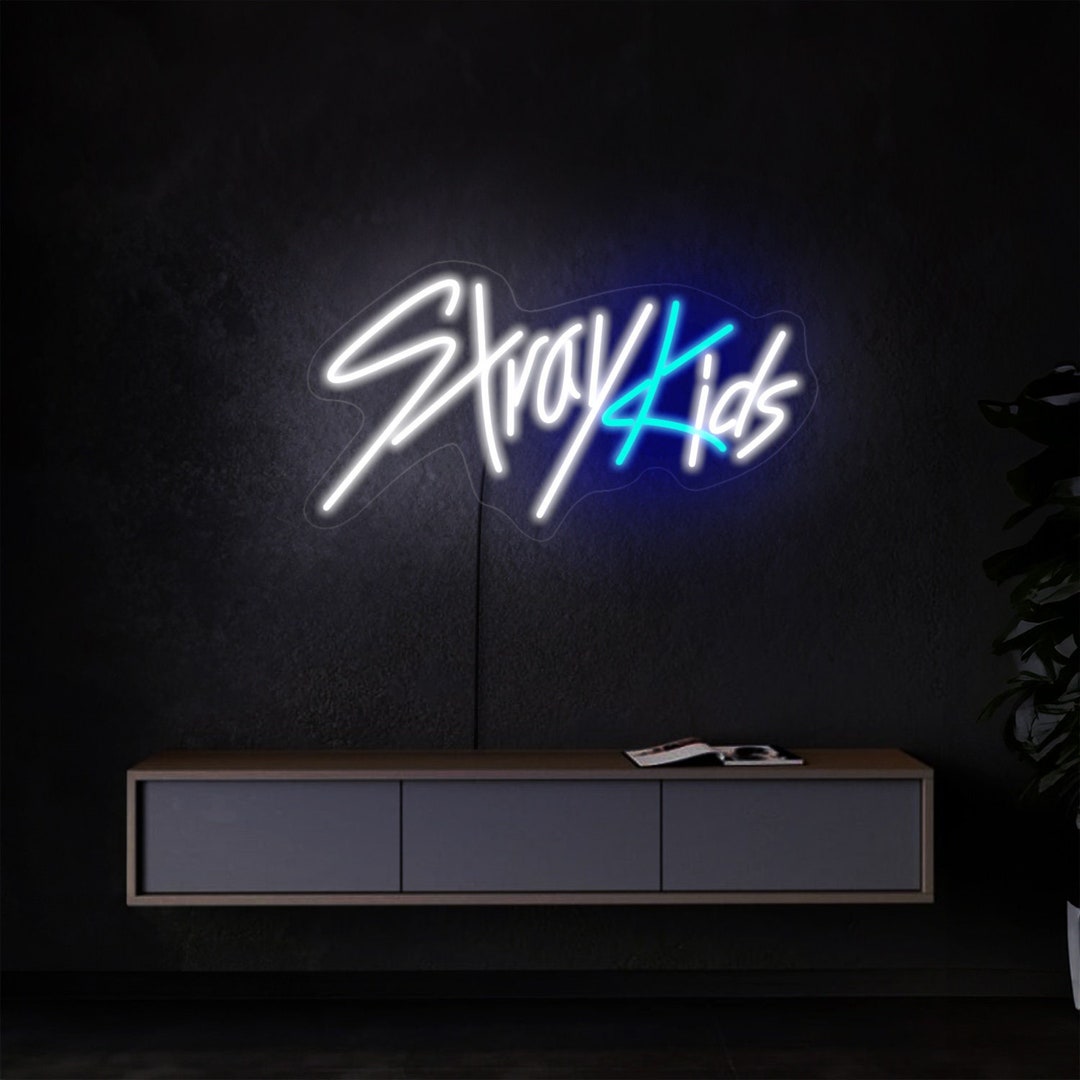 Stray Kids Neon Light, Stray Kids Led Sign, Kpop Neon Sign, Stray Kids ...