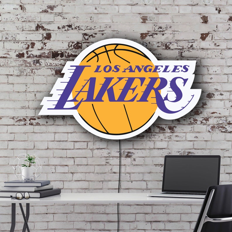Los Angeles Lakers Logo, Lakers Neon Sign, Lakers Logo Light, Lakers ...