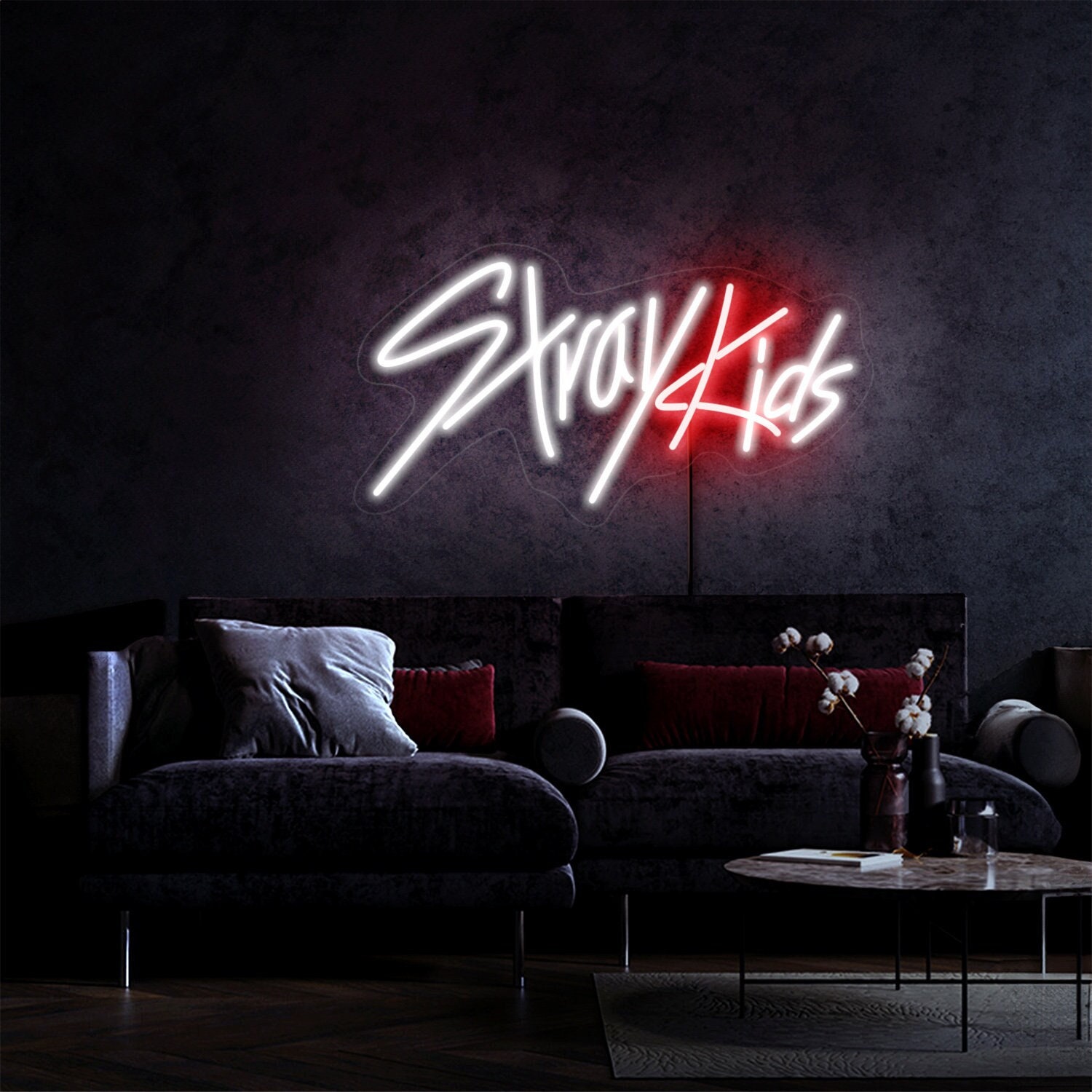Stray Kids Neon Sign, Stray Kids Led, Stray Kids Logo, Kpop Neon Sign ...