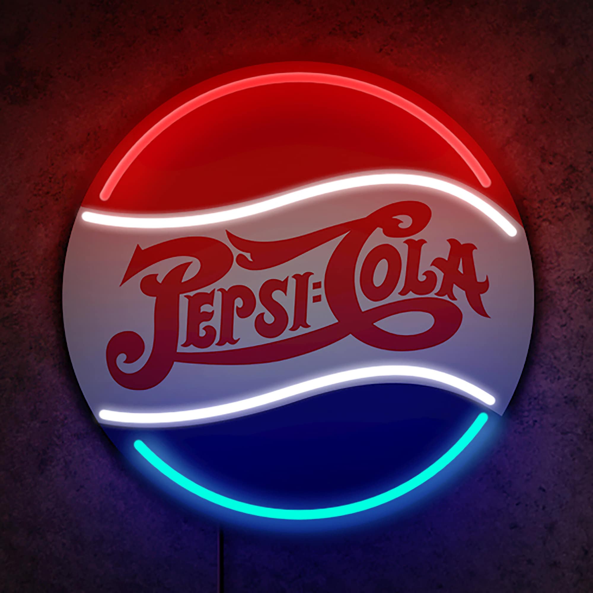 Pepsi Cola Neon Sign, Pepsi Cola Led, Pepsi Cola Logo, Vintage Pepsi ...