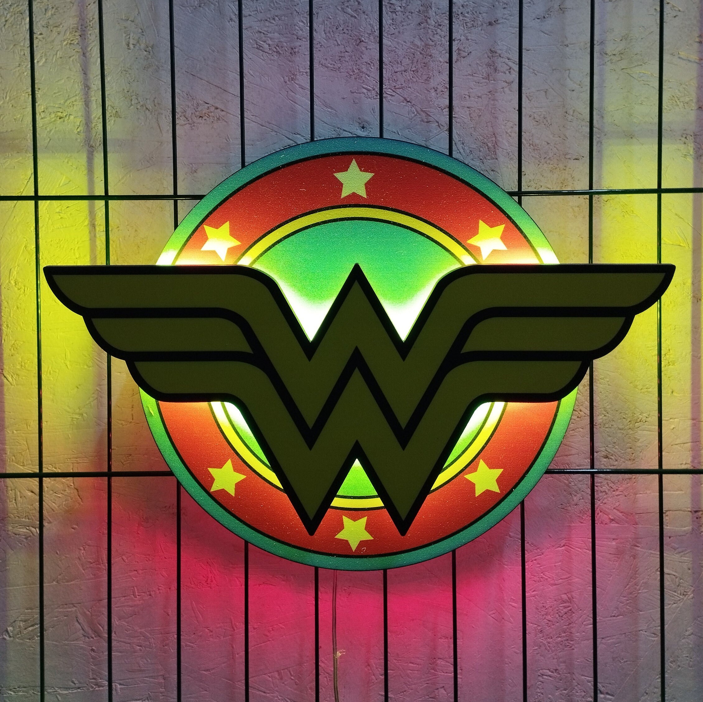 Wonder Woman Neon Sign, Wonder Woman Led Sign, Wonder Woman Light ...
