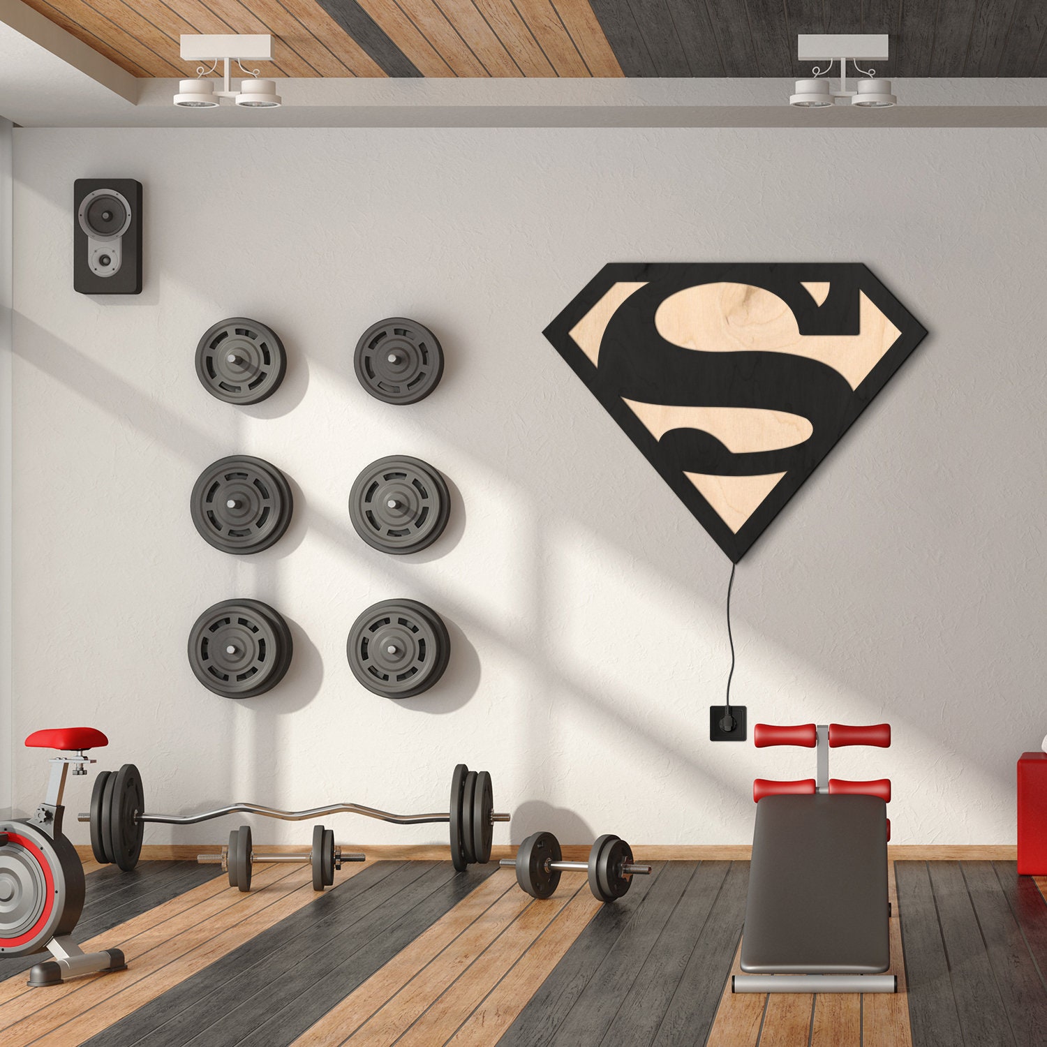 Superman Neon Sign Superman Led Sign Superman Logo Sign - Etsy
