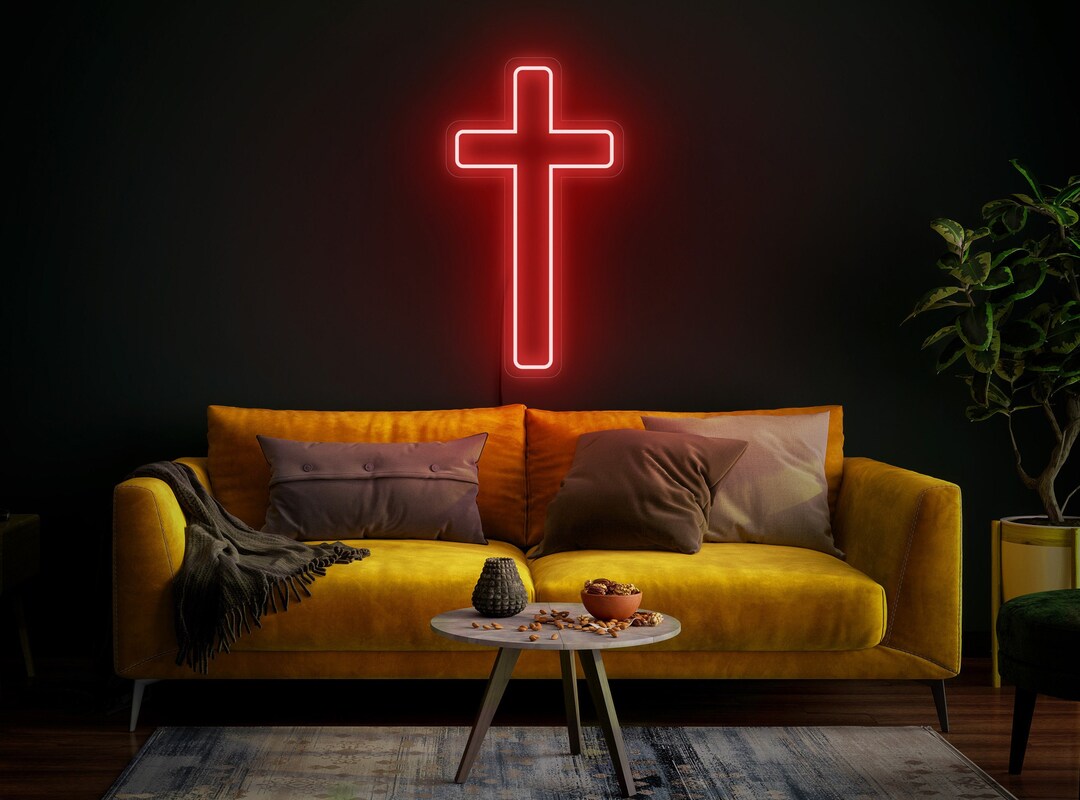 Cross Neon Light, Cross Sign, Cross Neon Sign, Cross Led Sign ...
