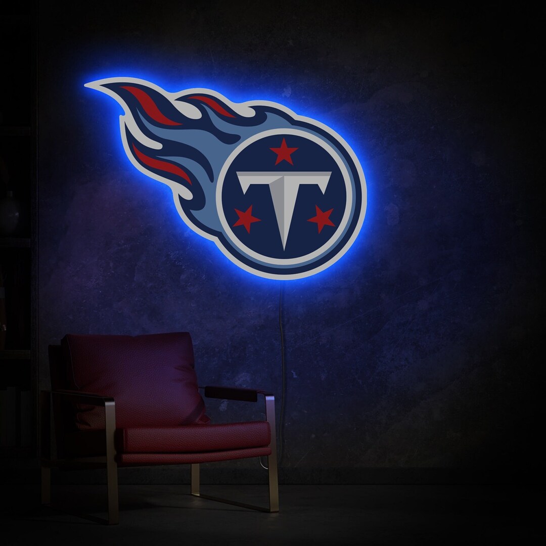 Tennessee Titans Neon Sign, Tennessee Titans Led Sign, Football Neon ...