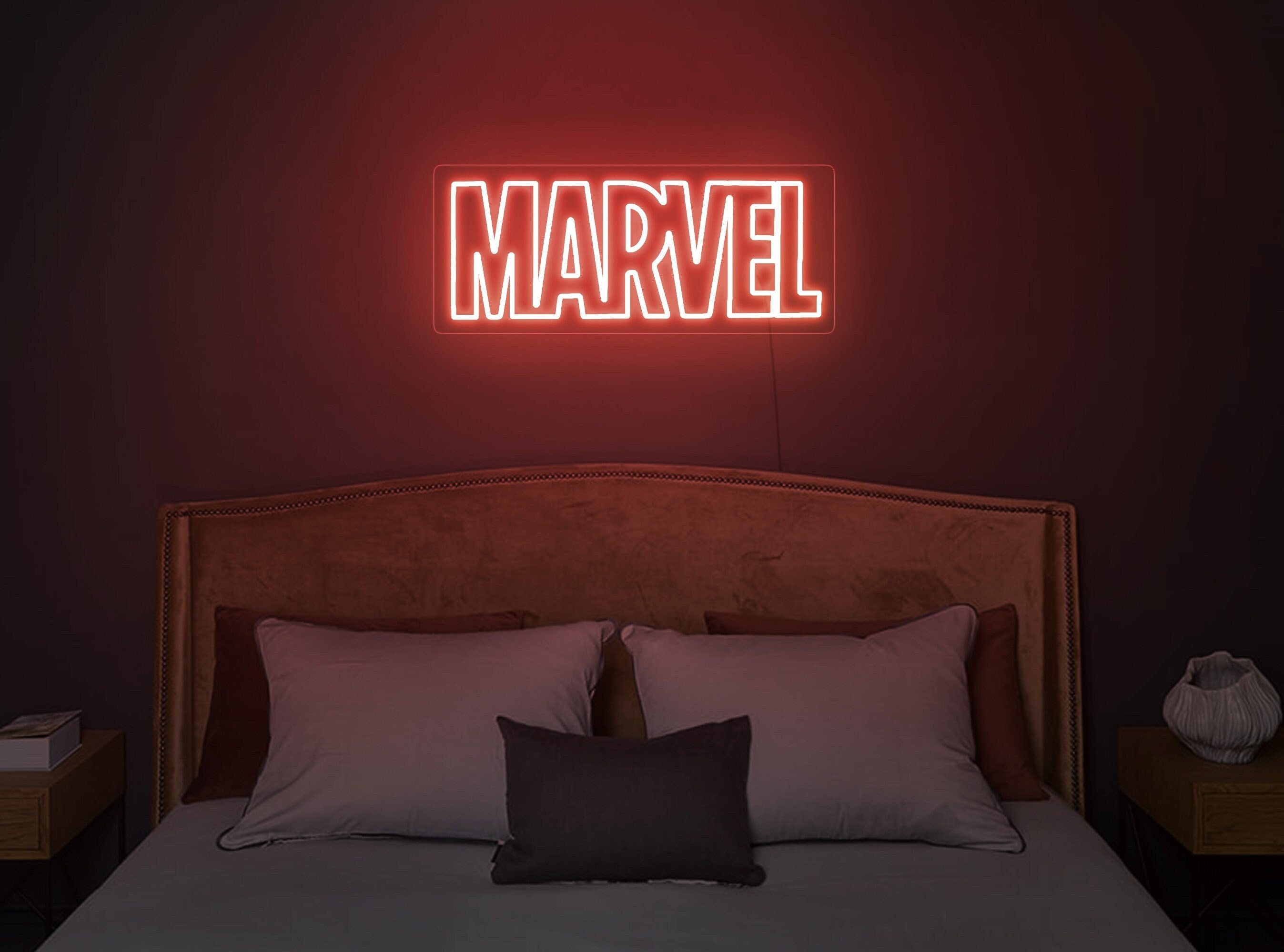 Marvel Neon Sign Marvel Light Sign Marvel Led Sign Marvel - Etsy