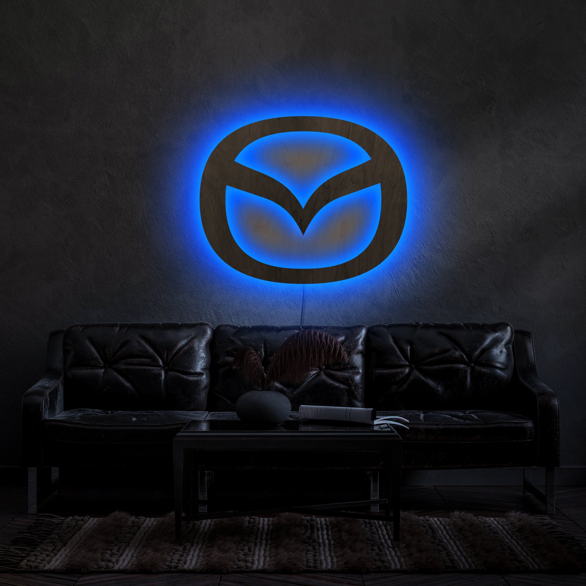 Mazda Neon Sign Mazda Led Sign Mazda Logo Mazda Garage - Etsy
