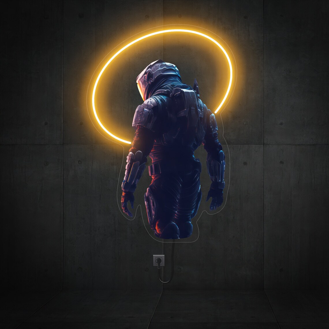 Astronaut Neon Sign, Astronaut Led Wall Art, Astronaut Light up Decor ...