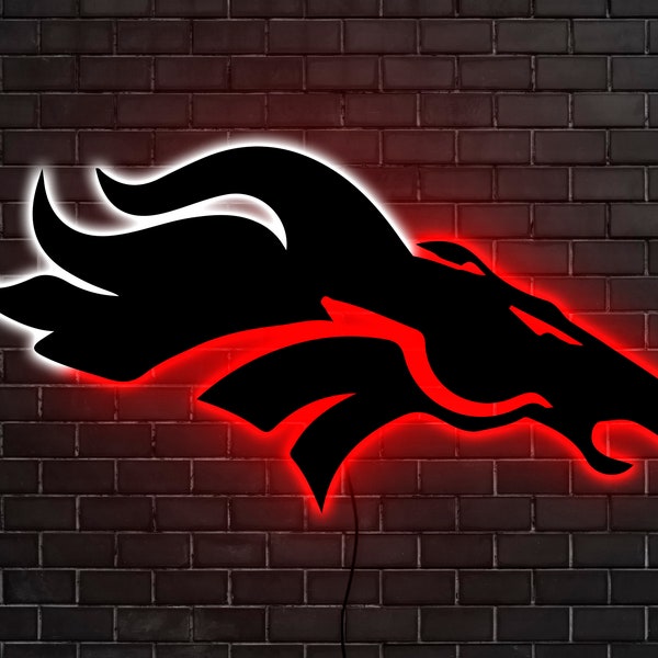 Denver Broncos Sign - Etsy