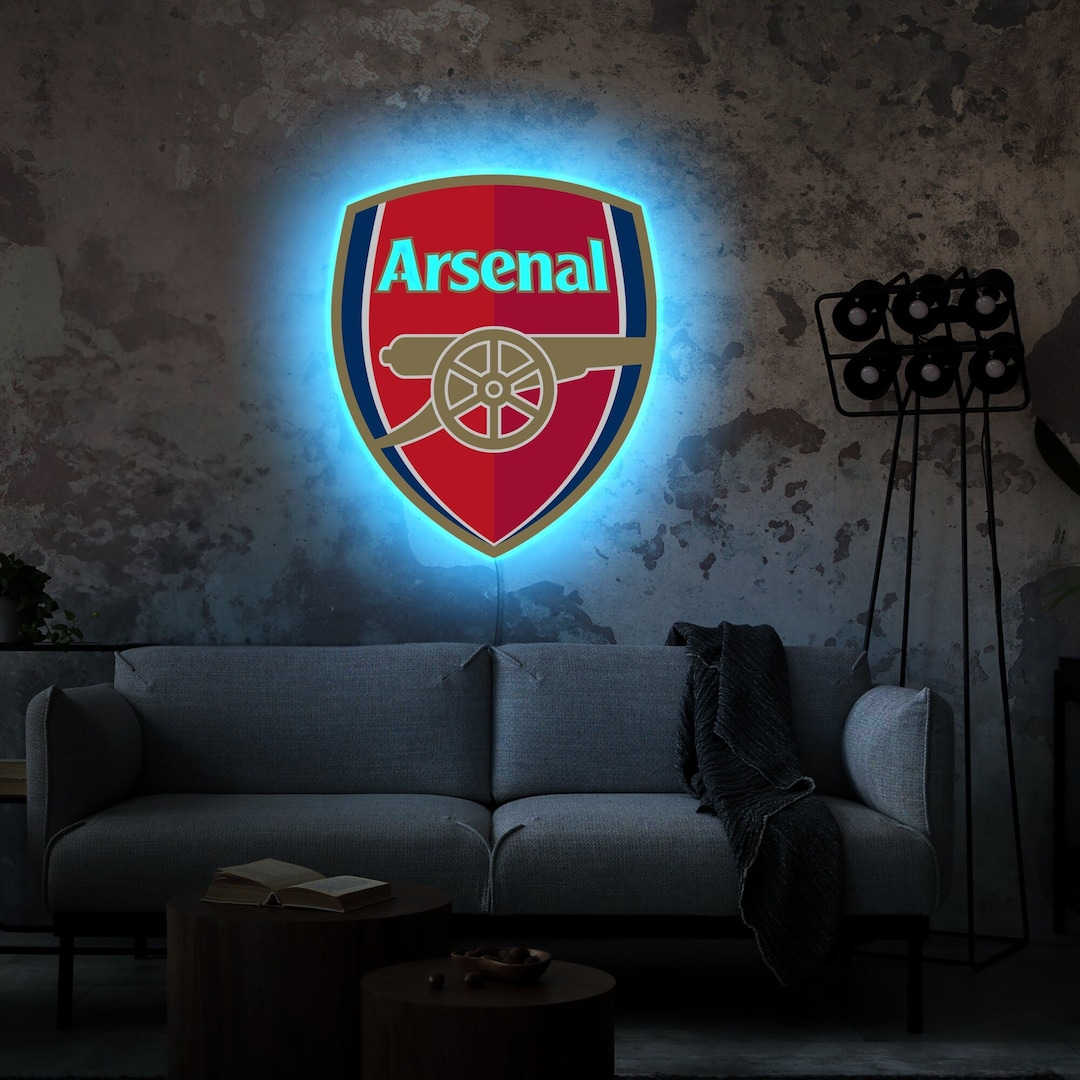 Arsenal Neon Sign, Arsenal Led Sign, Arsenal Light up Decor, Football ...