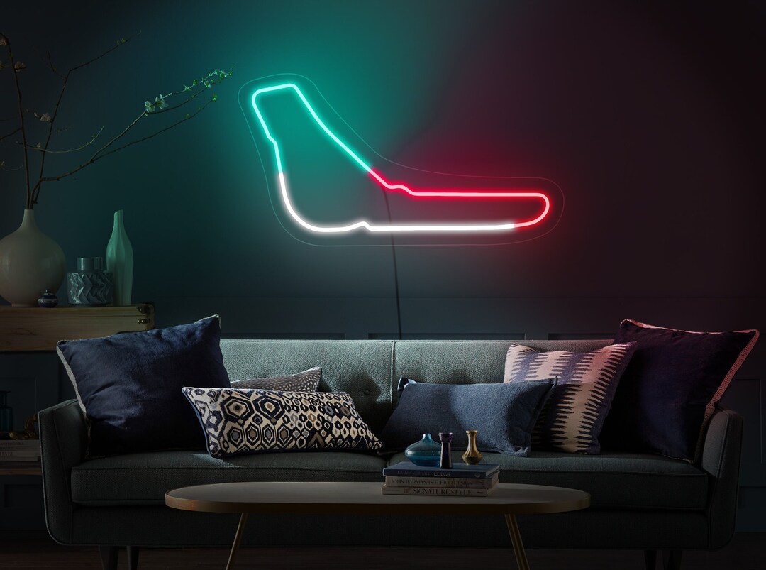 Monza Track Neon Sign, Racing Track Neon Sign, Italy GP Neon Sign ...