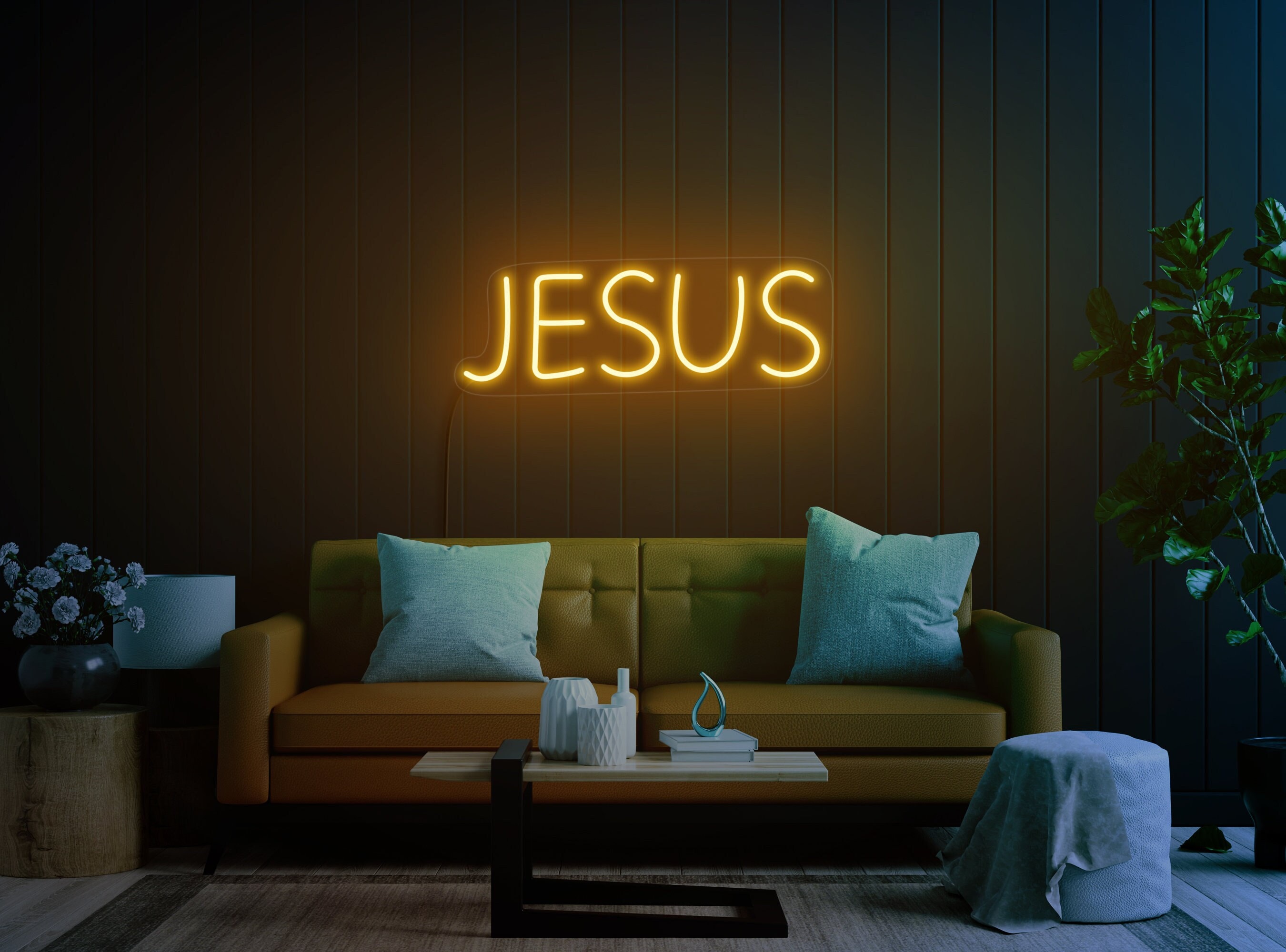Jesus Neon Sign Jesus Led Sign Christian Neon Sign Jesus - Etsy