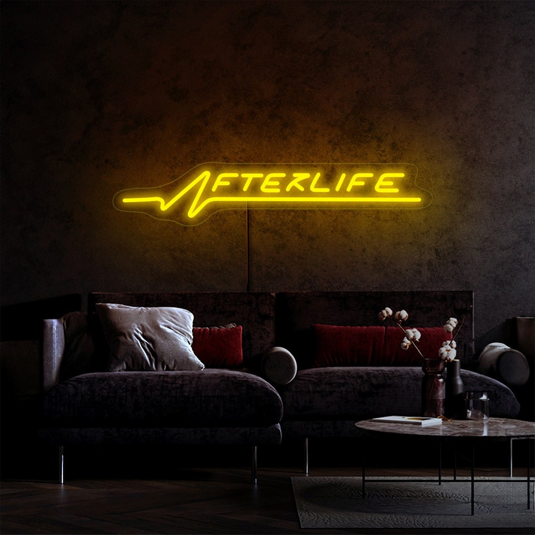 Afterlife Bar Neon Sign, Cyberpunk 2077 Neon Sign, Afterlife Led Sign ...