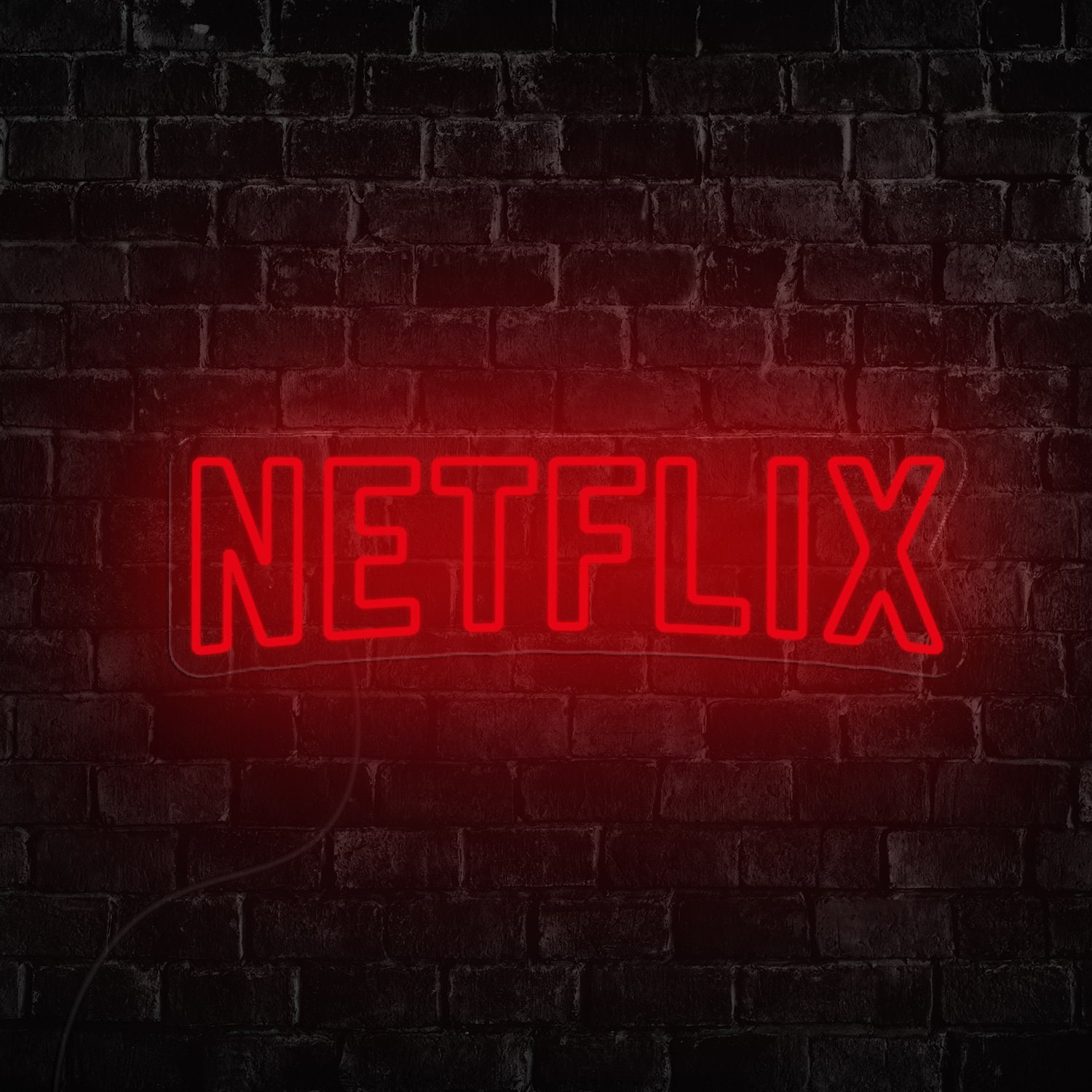 Netflix Neon Sign Netflix Led Sign Netflix Logo Sign - Etsy