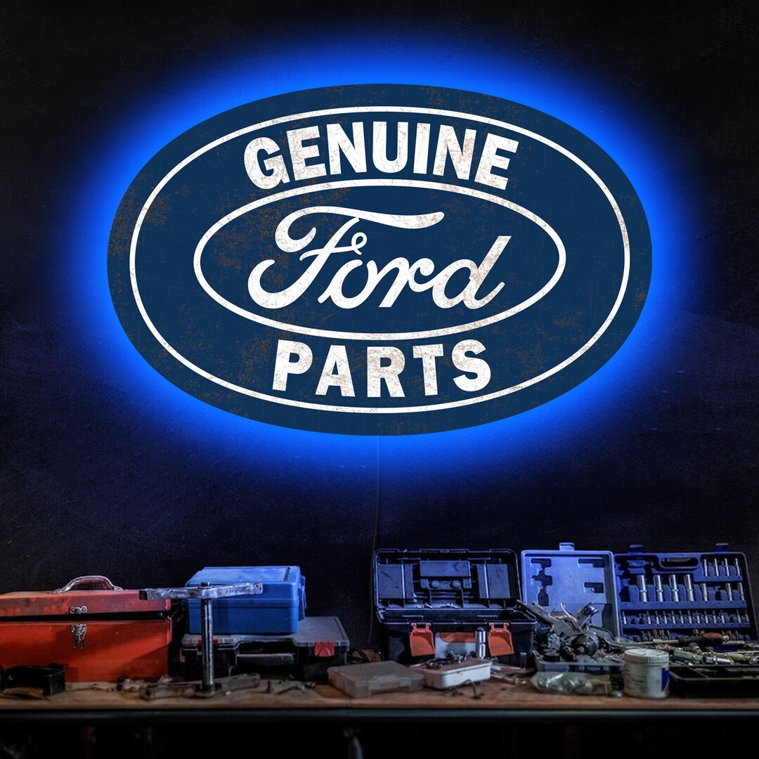 Ford Neon Sign, Ford Led Sign, Ford Logo, Ford Garage Sign, Ford Gift ...