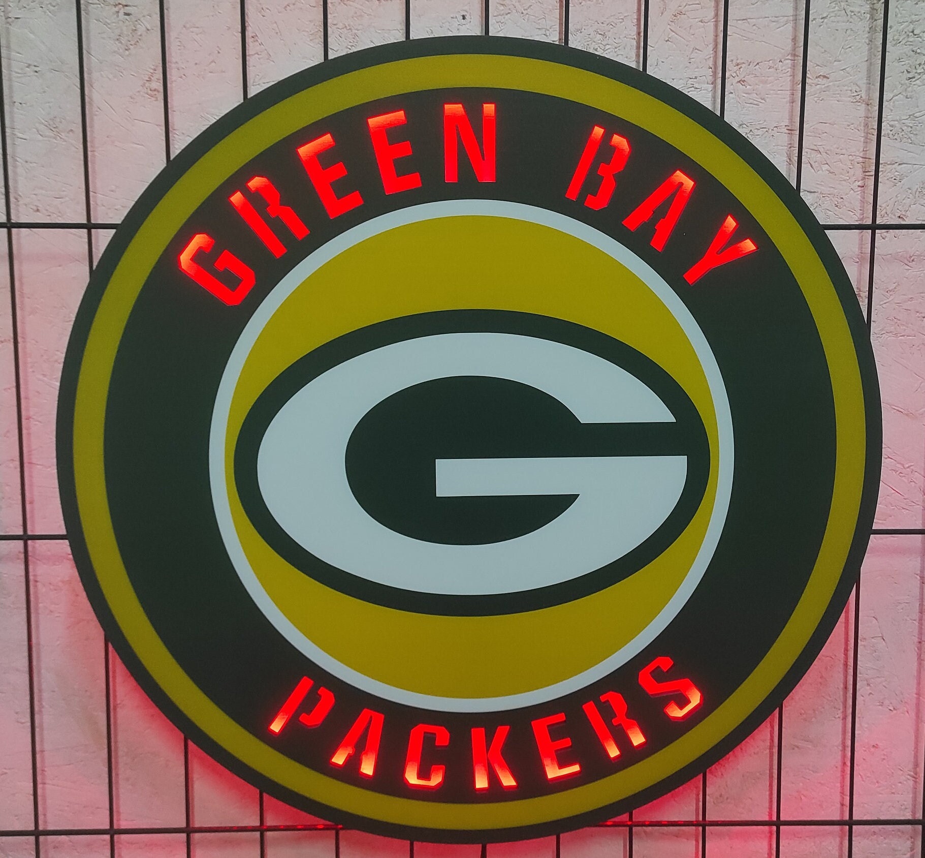 Green Bay Packers Neon Sign, Packers Logo Light, Green Bay Packers ...