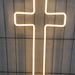 Cross Neon Sign, Cross Led Sign, Cross Neon Light, Christian Neon ...