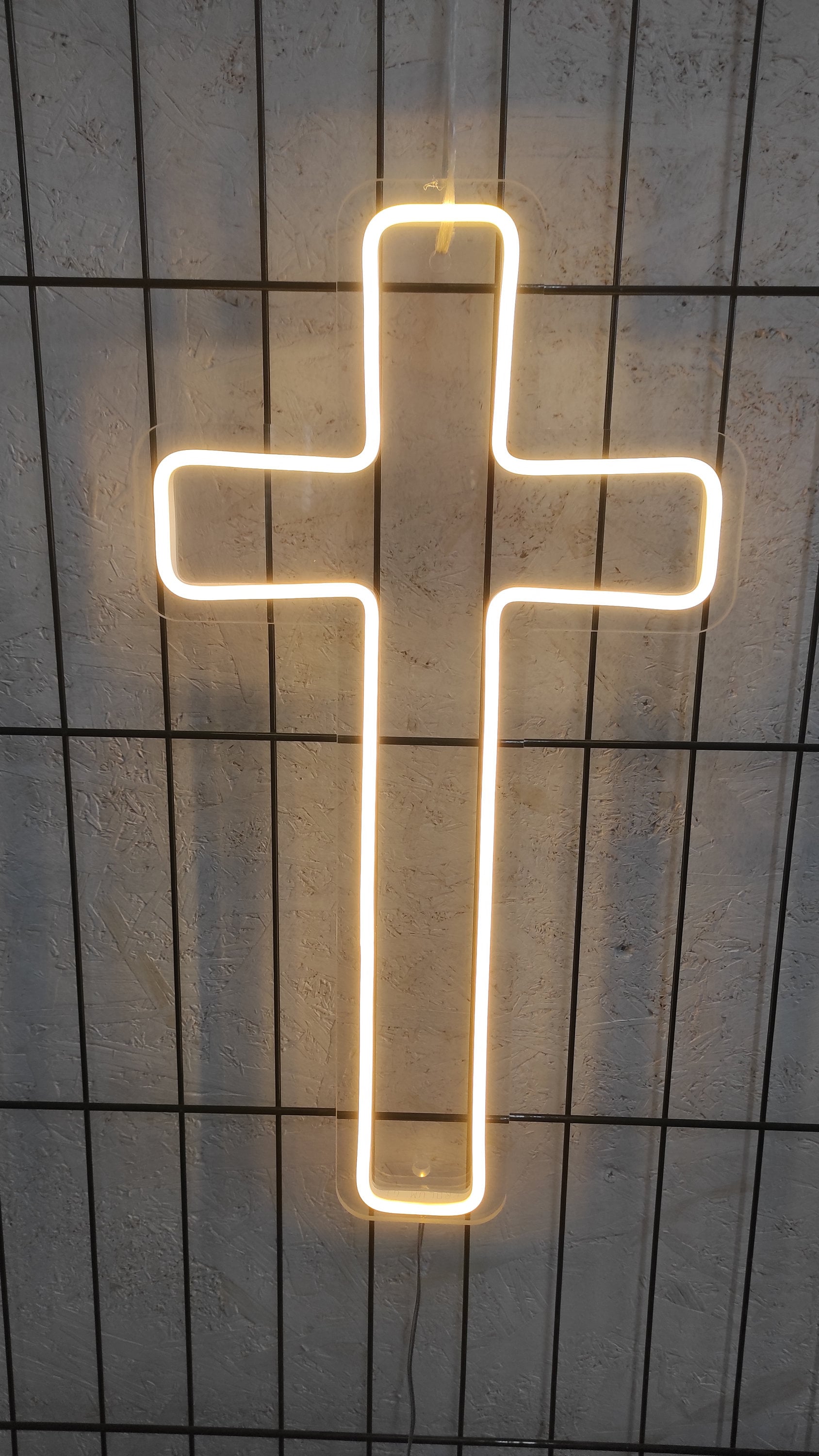 Cross Neon Sign, Cross Led Sign, Cross Neon Light, Christian Neon ...