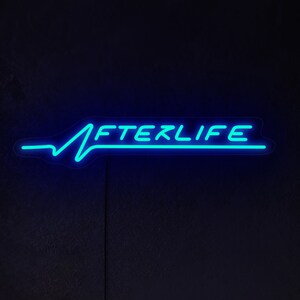 Afterlife Bar Neon Sign, Cyberpunk 2077 Neon Sign, Afterlife Led Sign ...
