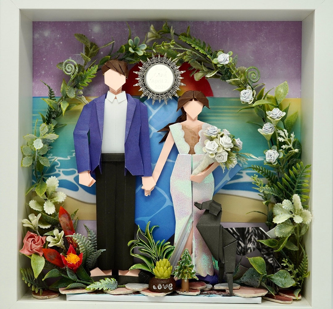 No.5 Custom-made Original Origami Art Gift for Couple Origami - Etsy