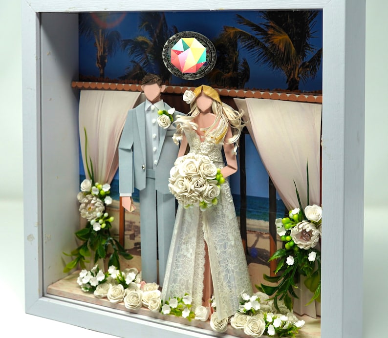 No.86 Wedding at the Maroma Beach , Custom-made Original Origami Art ...