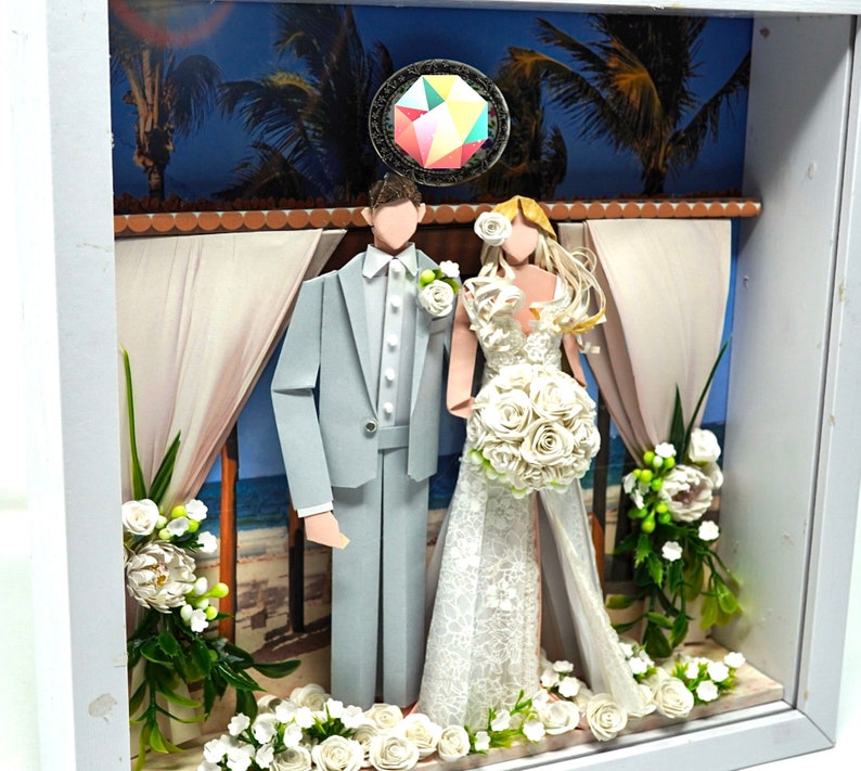 No.86 Wedding at the Maroma Beach , Custom-made Original Origami Art ...