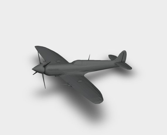STL File Spitfire Aircraft 3D Printing - Etsy