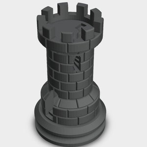 STL File Chess Rook Games Custom 3d Printing (Instant Download) - Etsy