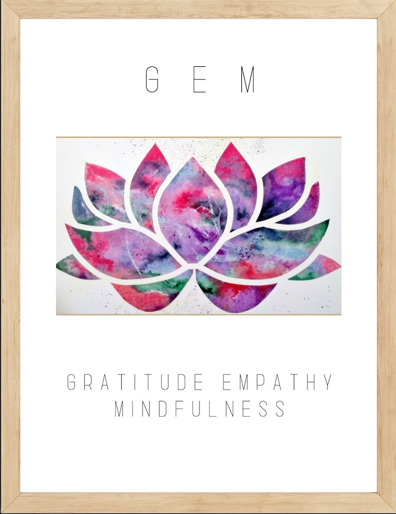 Motivational quote Grattitude Empathy Mindfulness | Etsy