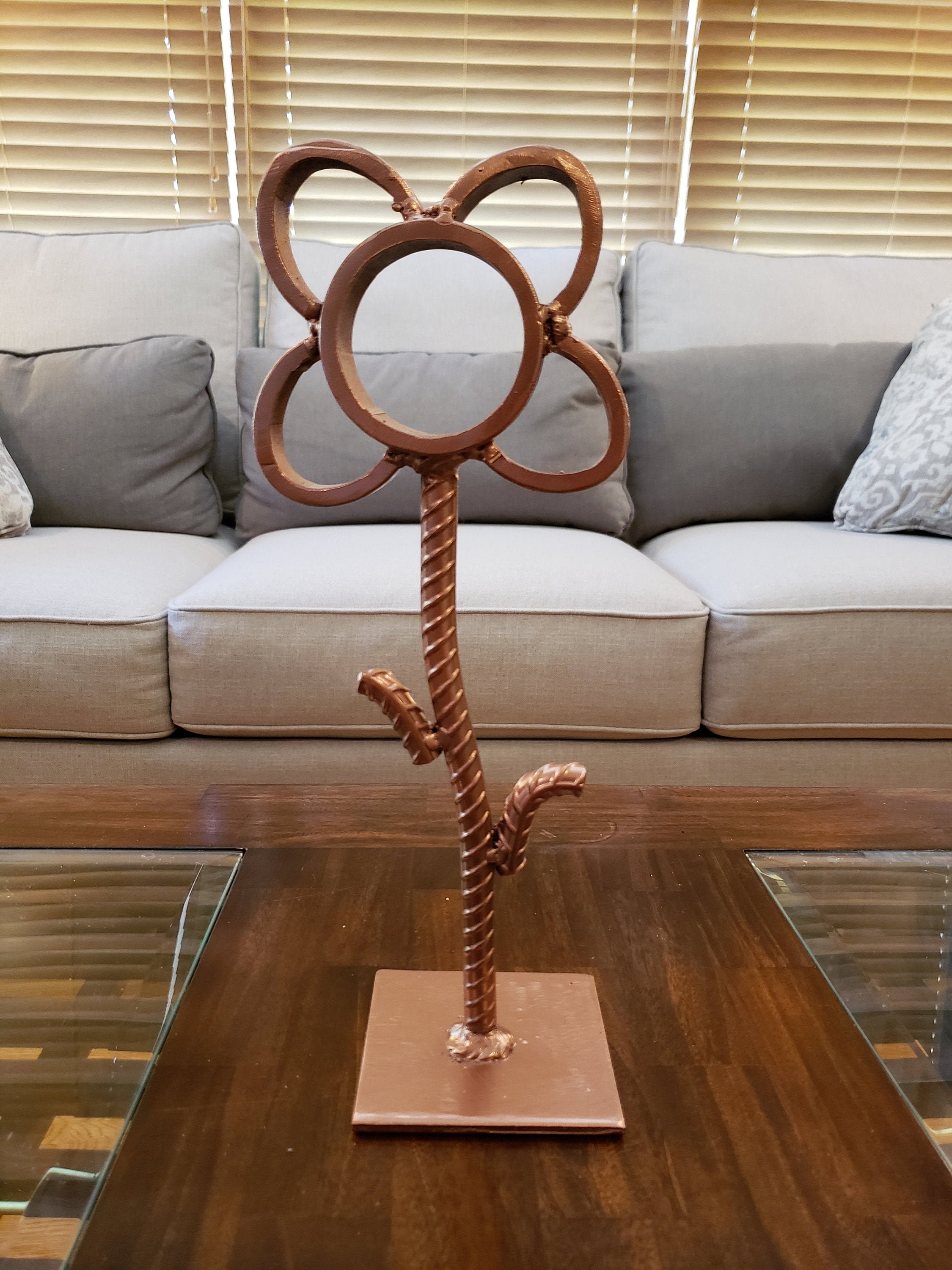 Rebar Indoor Flower Decoration Beautiful Metal Unique - Etsy