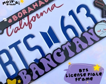 Bts License Plate - Etsy