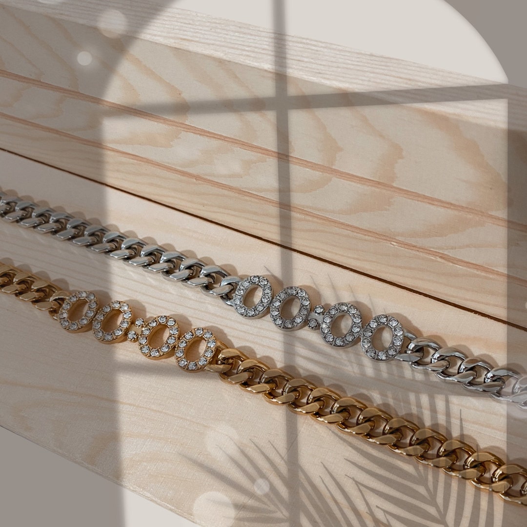 Zero O’clock Curb Chain Necklace | BANGTAN 00:00 Chain Choker Necklace ...