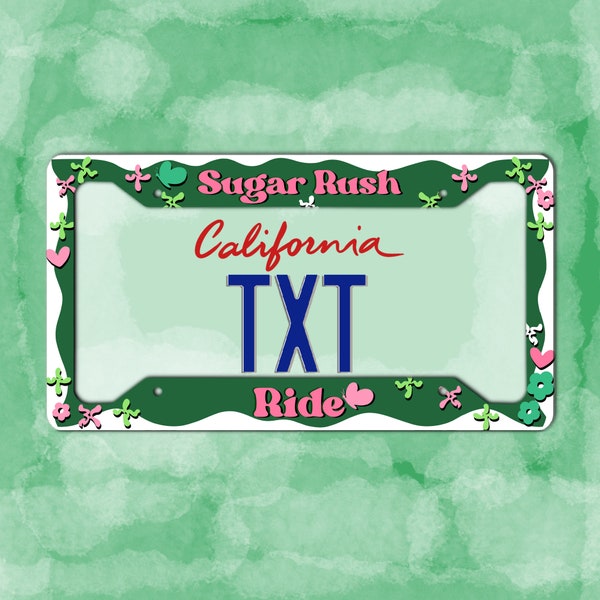 Rush License Plate Frame - Etsy