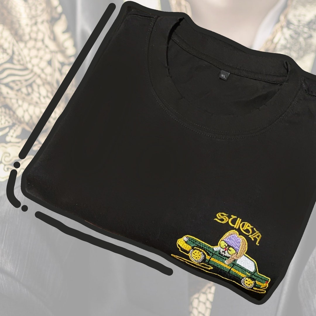 Daechwita D-2 Meow Embroidered T-shirt AGUST D T-shirt | BTS T-shirt |t ...