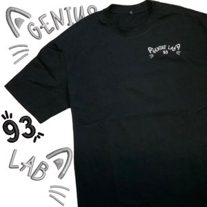 Genius Lab Meow Embroidered T-shirt| Members T-shirt | BTS Suga T-shirt ...