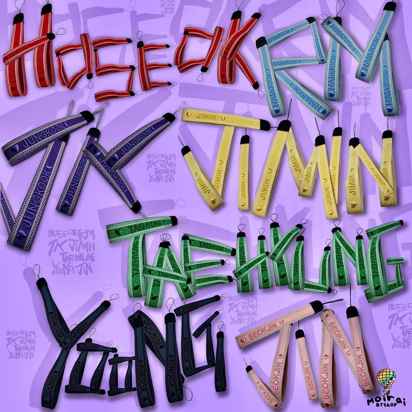 Taehyung Lightstick Lanyard BTS Lightstick Wrist Strap BTS | Etsy