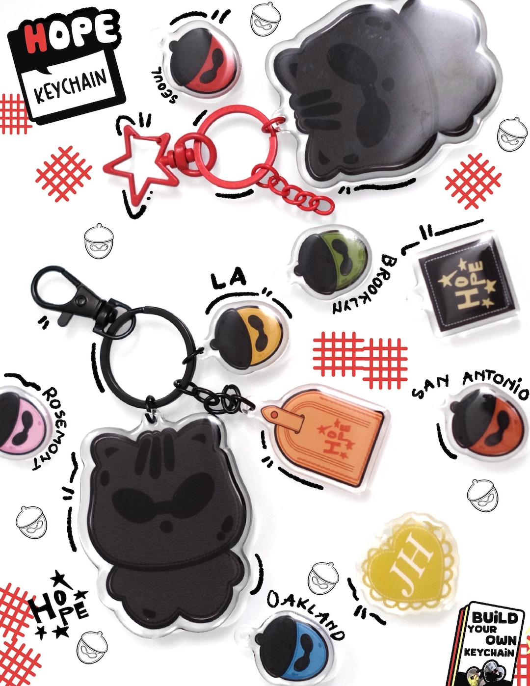 Hope on the Stage Tour Keychain | Build Your Own Keychain| Hope on the ...