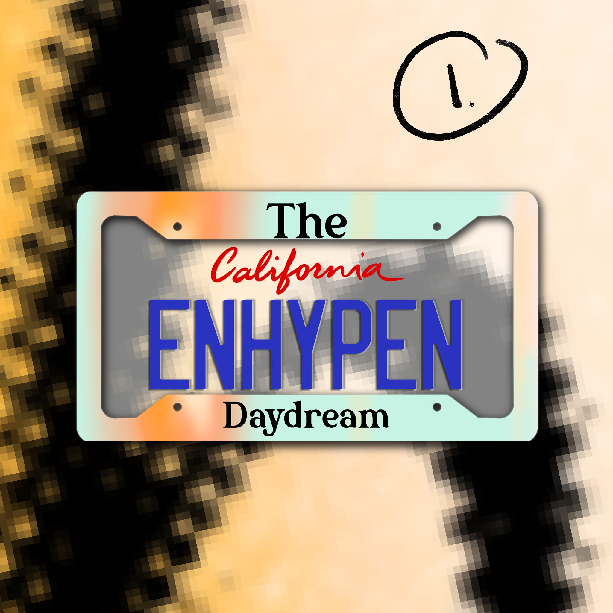 ENHYPEN Inspired License Plate Frame Cute License Plate Frame/ License ...